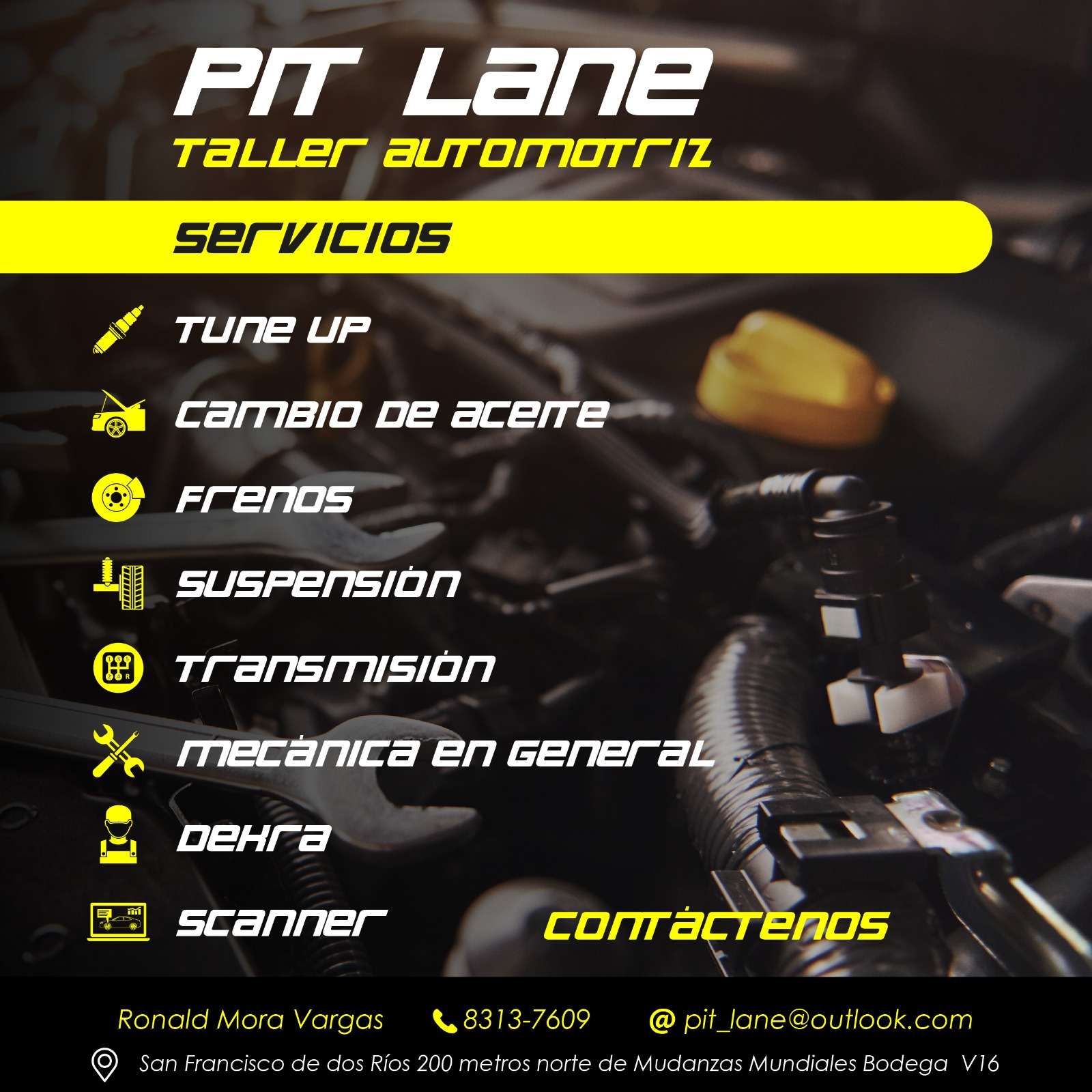 PIT LANE TALLER AUTOMOTRIZ - Guía Automotriz de Costa Rica