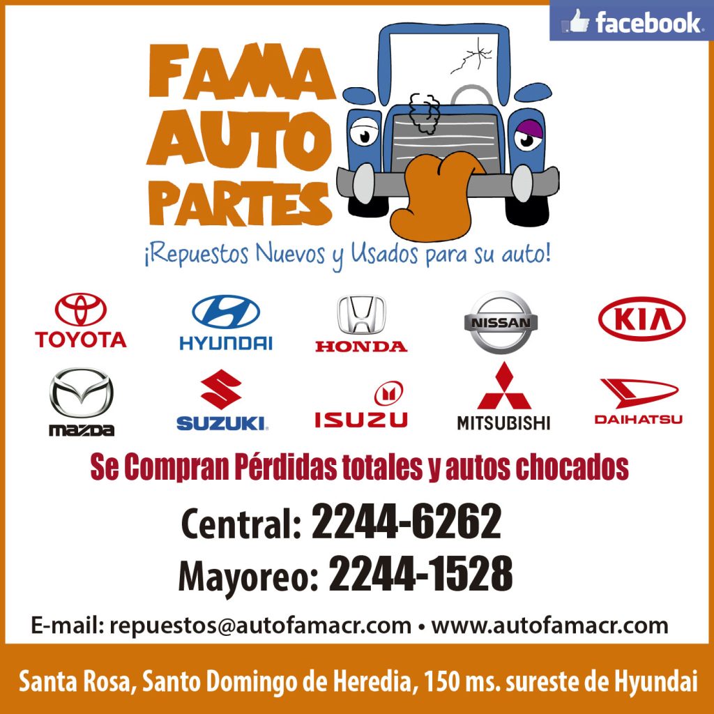 FAMA AUTO PARTES - USADOS - Guía Automotriz de Costa Rica